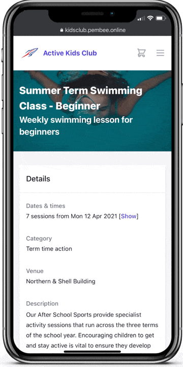 After School Club Booking System | Pembee